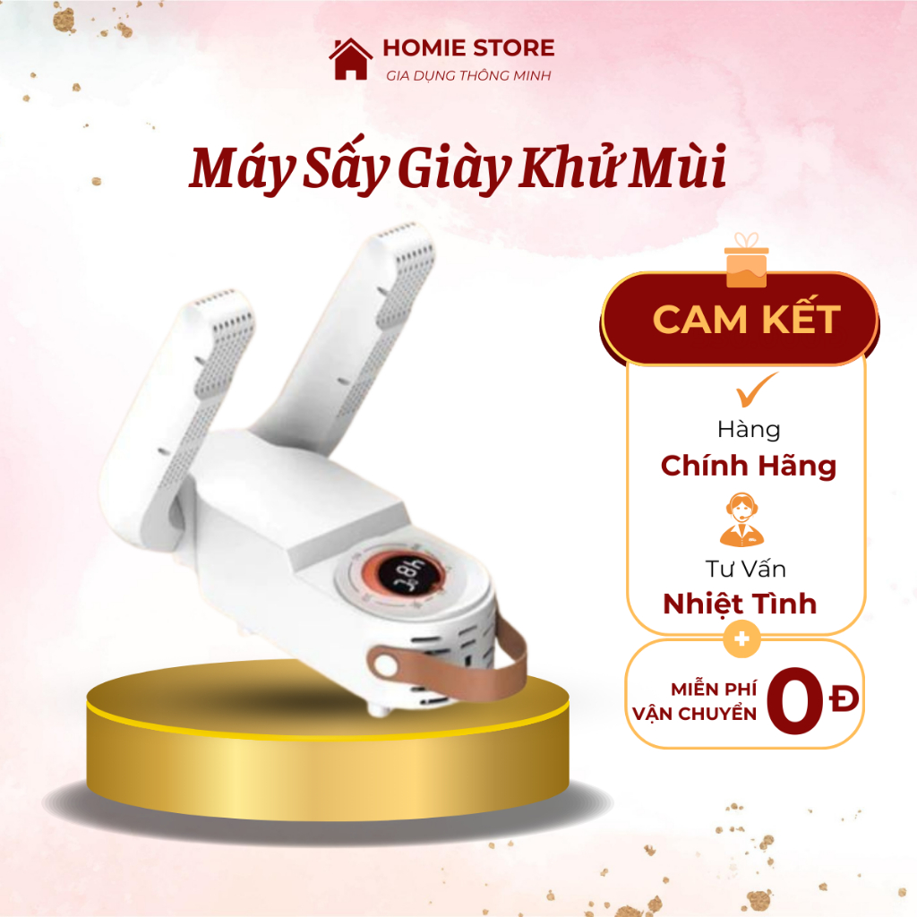 Máy Sấy Giày Khử Mùi 150W 3 Chiều Xoay 360 Độ Có Tia UV Diệt Khuẩn Thiết Kế Nhỏ Gọn TVQ Store ...