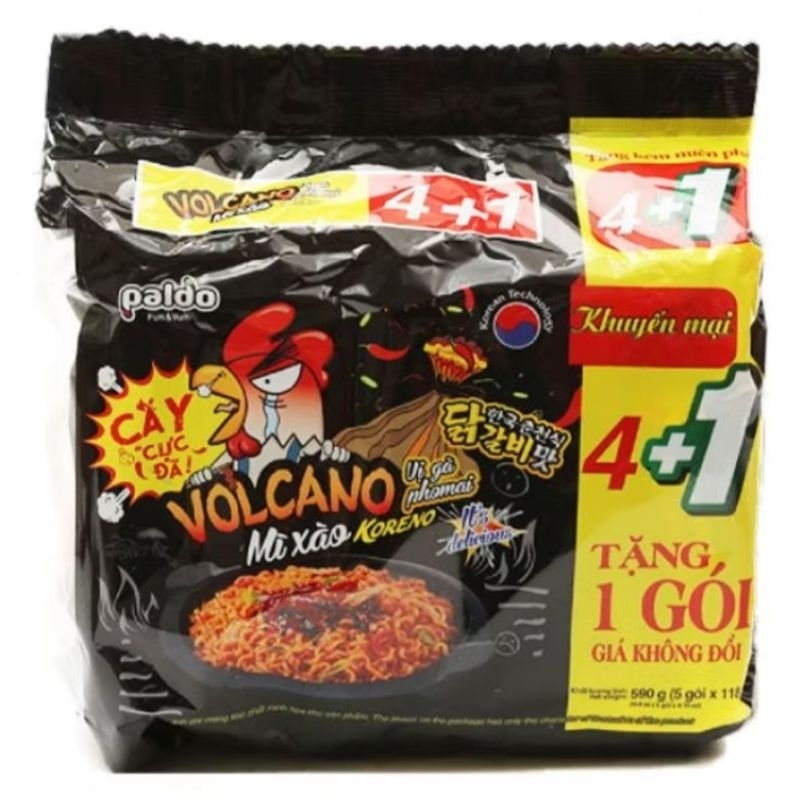 Mì xào Koreno vị gà Pho mai ( Volcano ). | Shopee Việt Nam