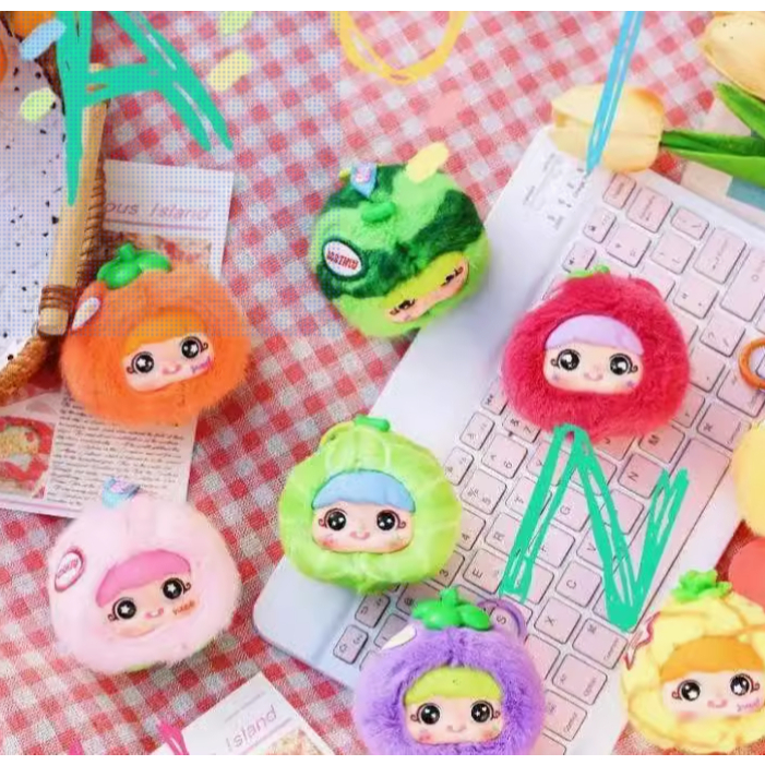 Blind box Set 1 hộp 8 box Migo Yaya V1, yaya trái cây V2 bé bé xinh ...