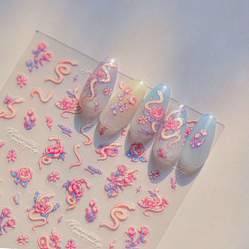 Sticker tết nhiều mẫu rắn lân 2025 | Shopee Việt Nam