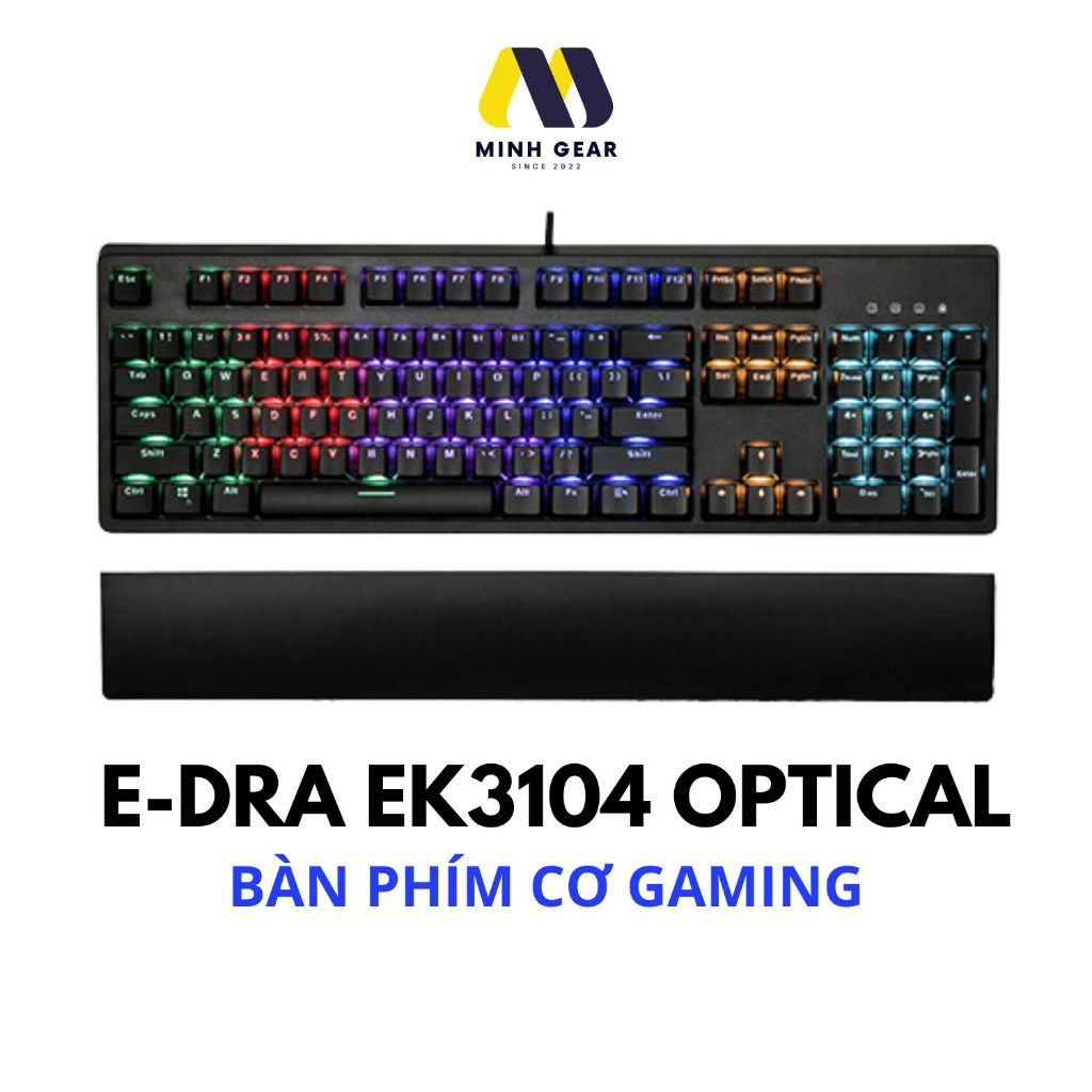 Bàn Phím Cơ Gaming E-DRA EK3104 Optical - Hàng Chính Hãng | Shopee Việt Nam