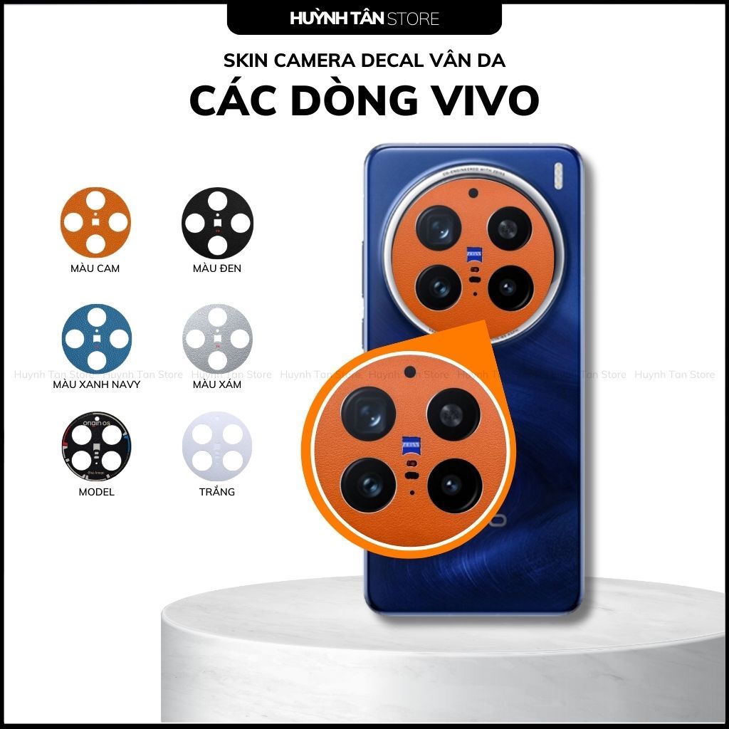 Miếng dán camera vivo x200 pro mini x100 pro x100 ultra skin mccal vân ...