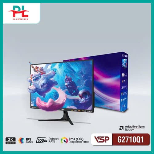 MÀN HÌNH VSP 2K G2710Q1 - IPS - 27 inch - 100Hz - 1MS - Hàng Chính Hãng - Bảo Hành 3 Năm ...