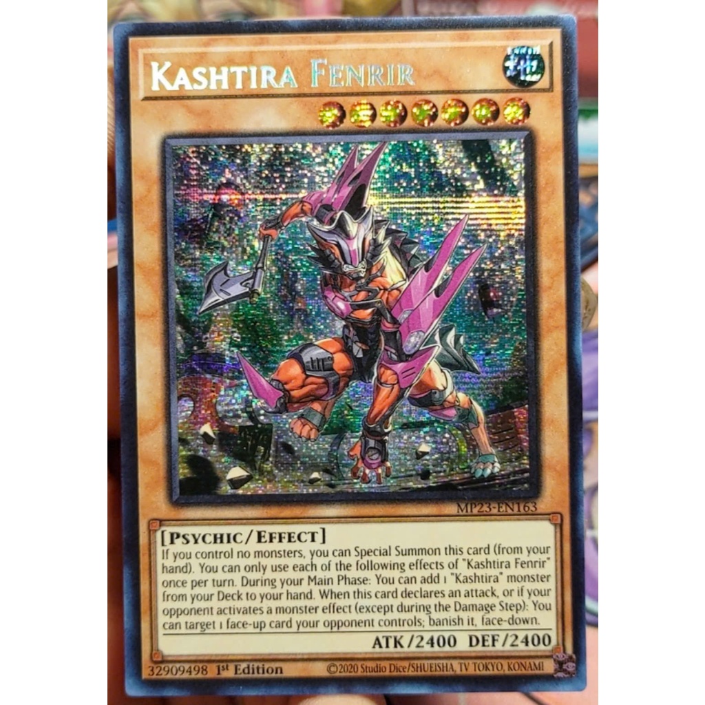 [KW2 Yugioh] [EN-US] Thẻ bài Kashtira Fenrir - MP23-EN163 - Prismatic Secret Rare 1st Edition ...