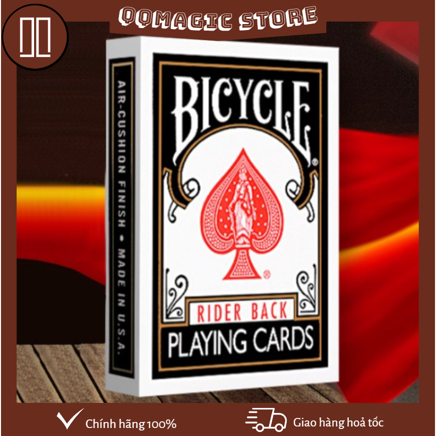 Bộ bài tây Rider Back Black Playing Cards [ Hàng Mỹ ] | Shopee Việt Nam