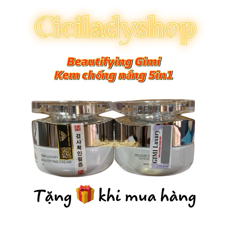[Tem QR code tem cào tem phụ]Kem chống nắng Gimi Luxury Beautifying ...