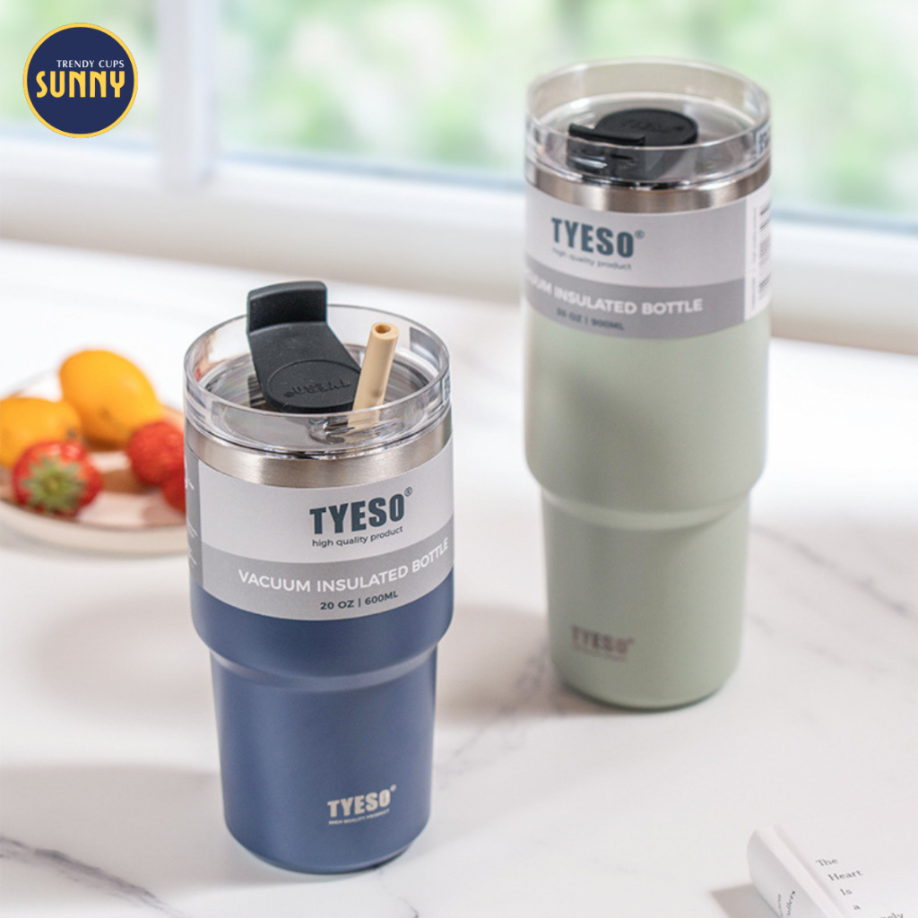 Ly giữ nhiệt khắc tên Tyeso 600ML-900ML, inox 304 cao cấp, giữ nhiệt nóng lạnh 12H | Shopee Việt Nam