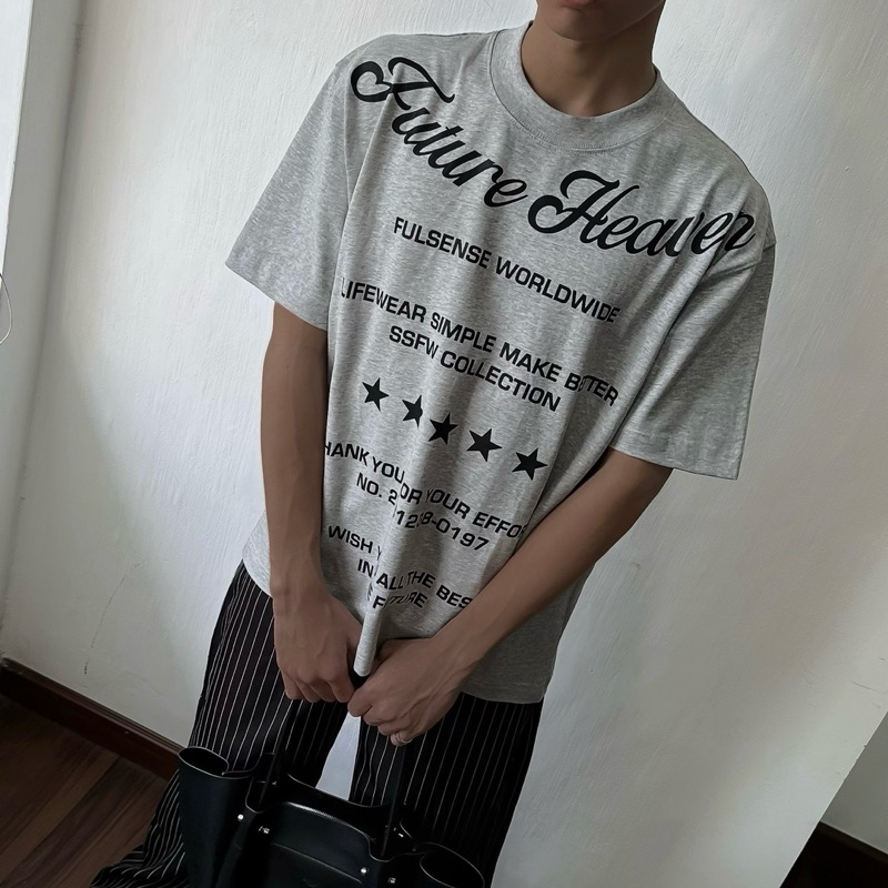 Áo thun FUTURE HEAVEN (Grey) | Shopee Việt Nam