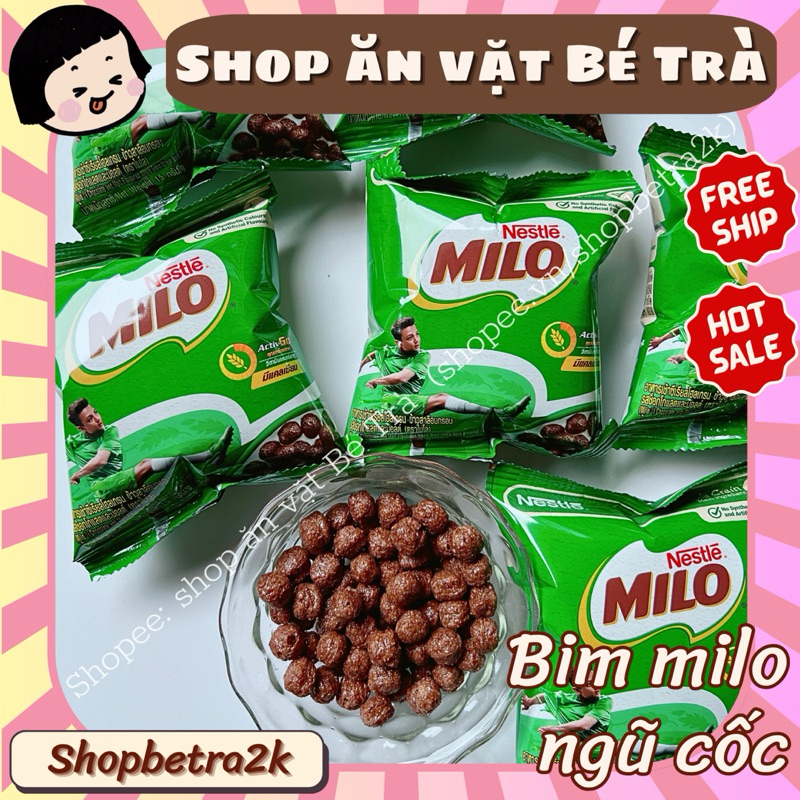 Bim Snack Milo/ngũ cốc viên cacao Milo Thái Lan (gói 15g) | Shopee Việt Nam