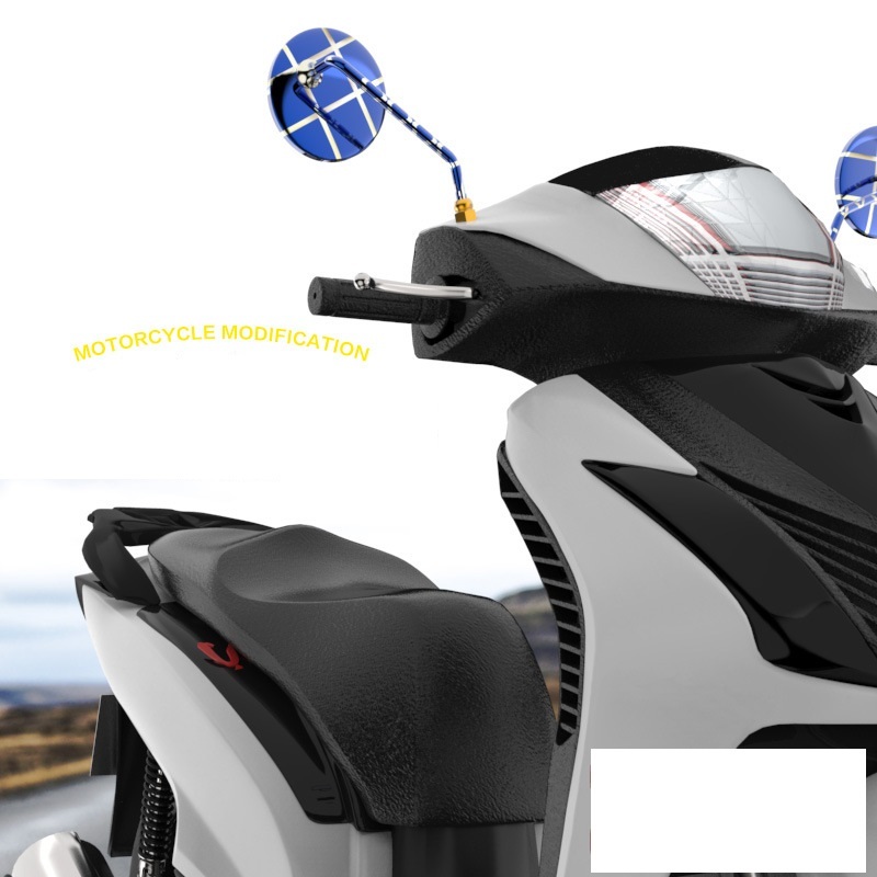 Cặp gương inox crom titan SH 150 cafe racer hàng cao cấp | Shopee Việt Nam
