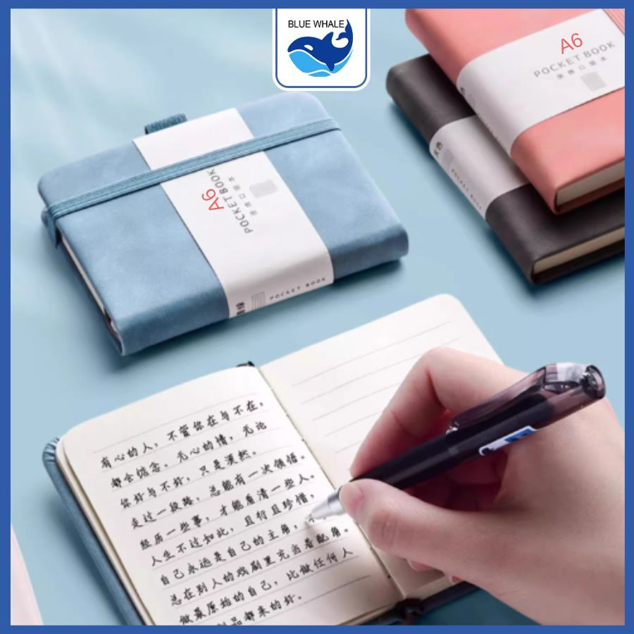 Sổ Tay Ghi Chép Mini Bằng Da A6 196 Trang Cao Cấp Notebook Tập Lên Kế ...