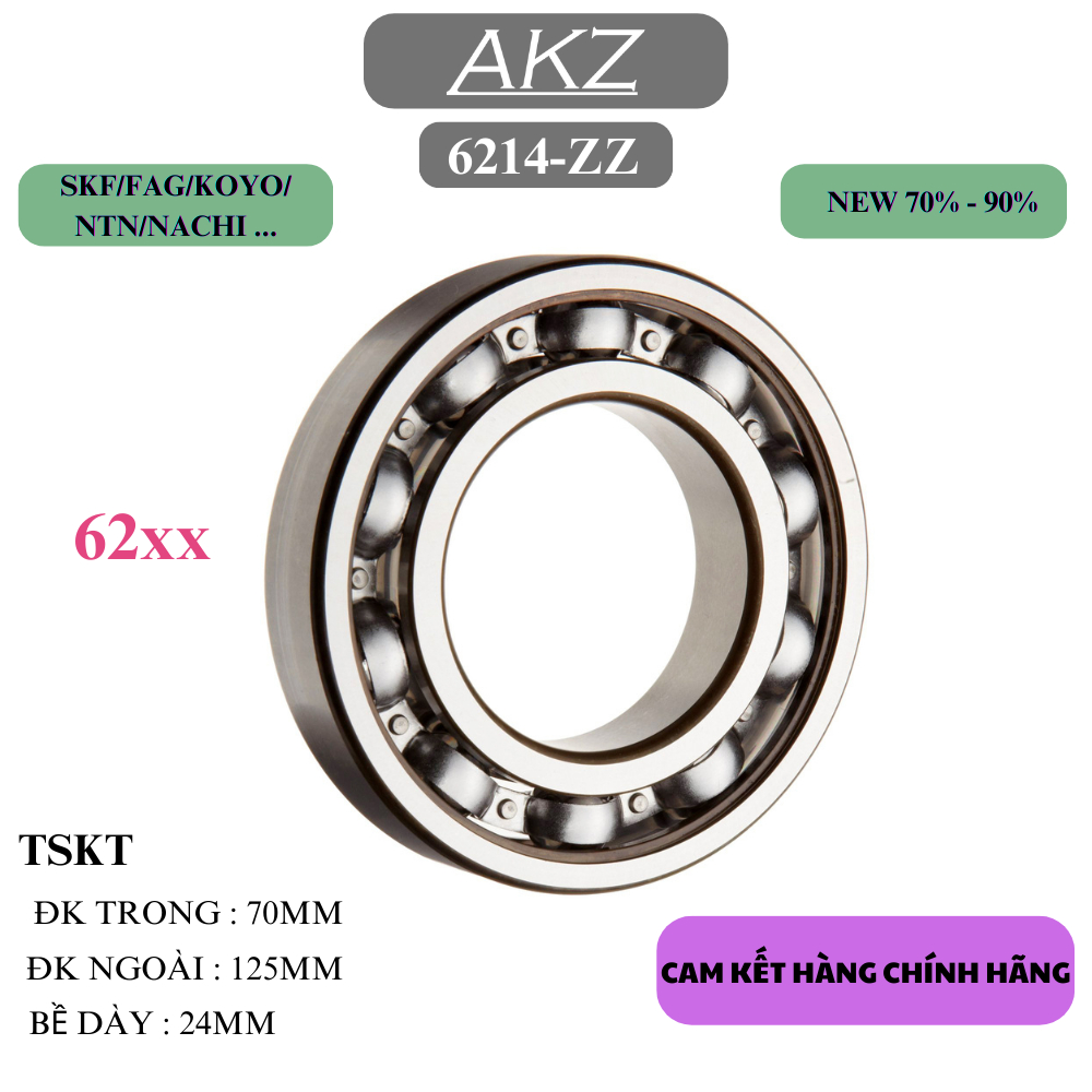 Bạc đạn vòng bi đã qua sử dụng từ 6214,6215,6216,6217,6218,6219,6220,6221,6222,6224 | Shopee ...