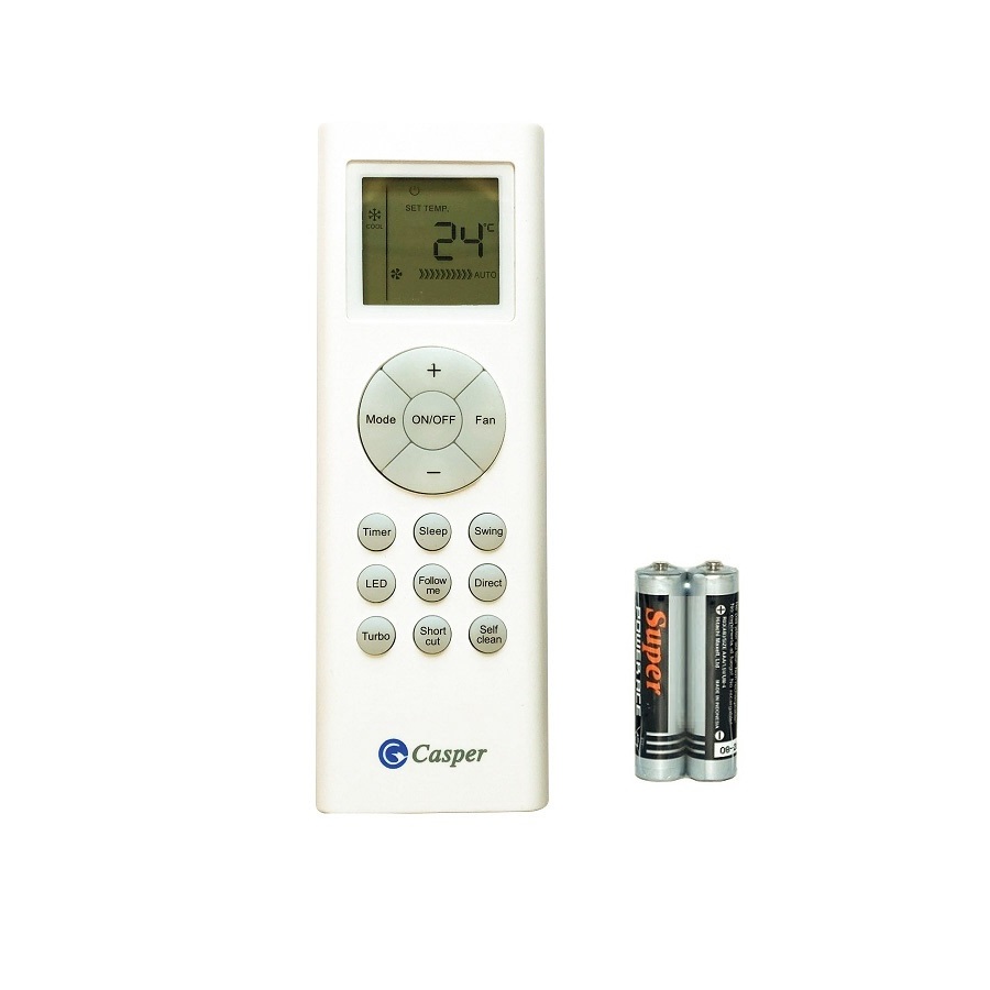 Remote Dùng Cho Máy Lạnh Casper Điều Khiển Điều Hòa RG66B6/BGEF Kèm Pin ...