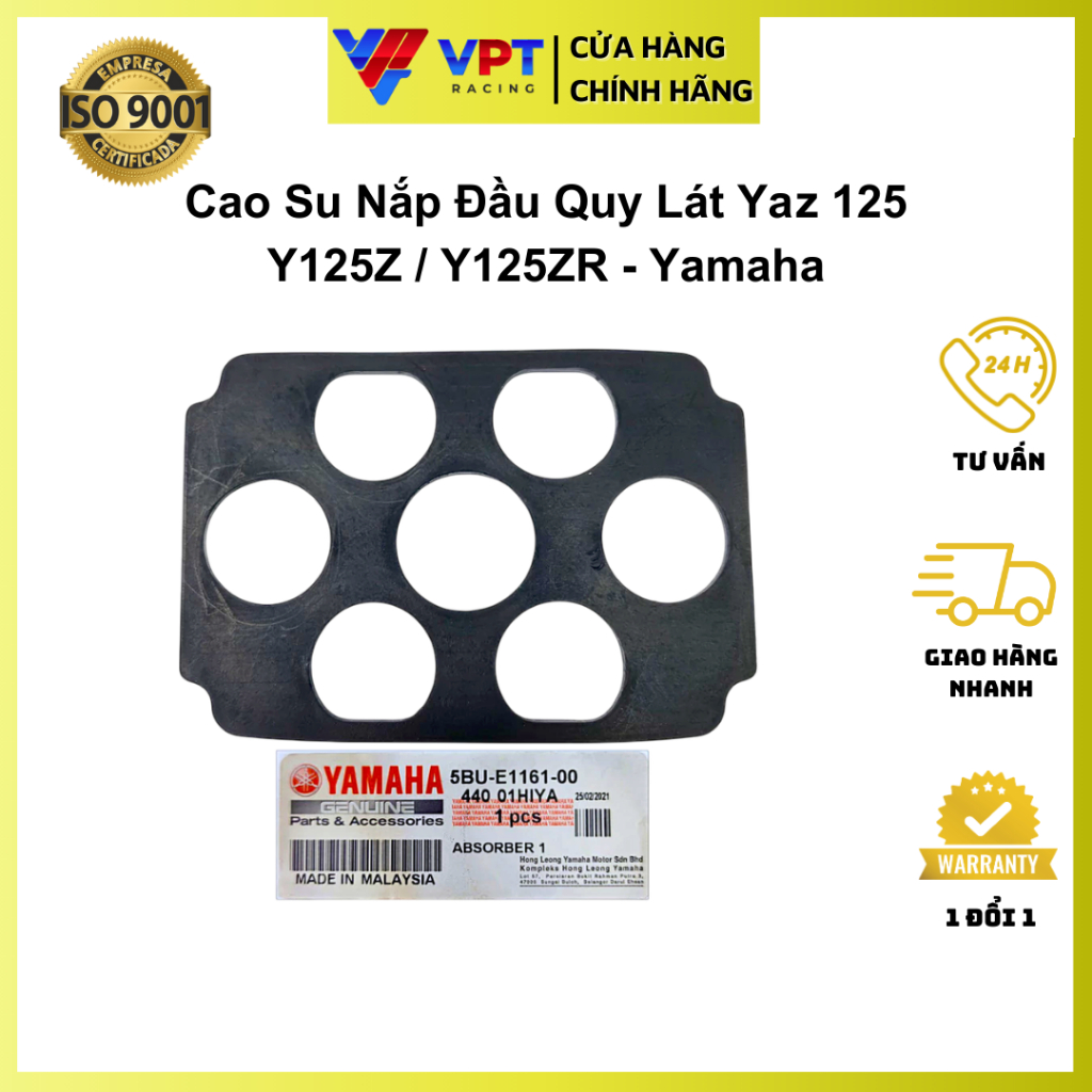 Cao Su Nắp Đầu Quy Lát Yaz 125 / Y125Z / Y125ZR / 5BU-E1161-00-Y ...