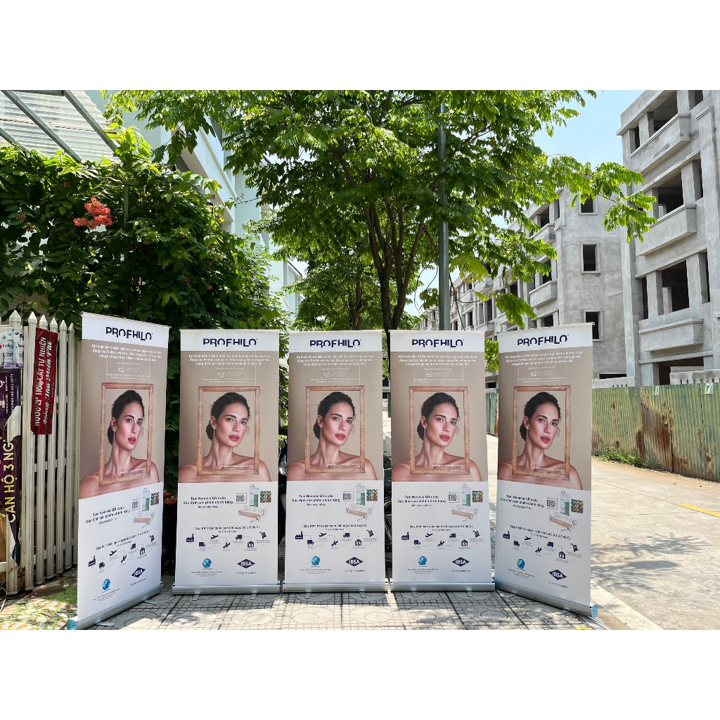 Standee Cuốn Nhôm Cao Cấp/Cuốn nhôm loại thường KT 0.6x1,6m - 0.8x2m ...