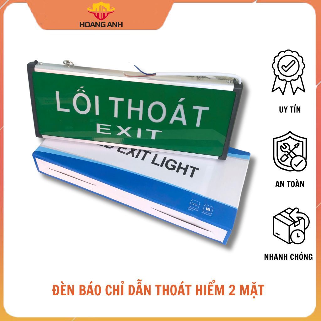 Đèn báo, đèn exit loại không chỉ hướng, đèn báo hướng dẫn lối đi thoát ...