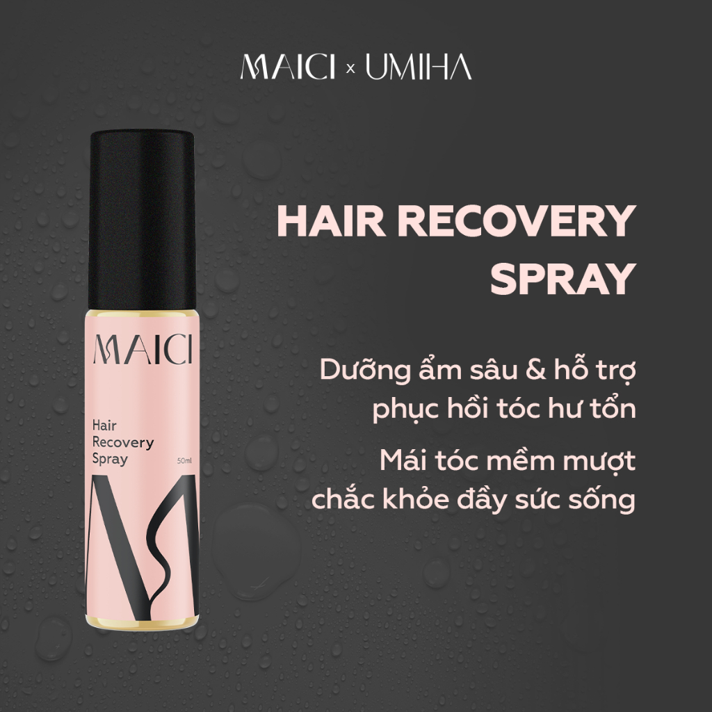Xịt dưỡng phục hồi tóc hư tổn MAICI x UMIHA 50ml Hair Recovery Spray ...