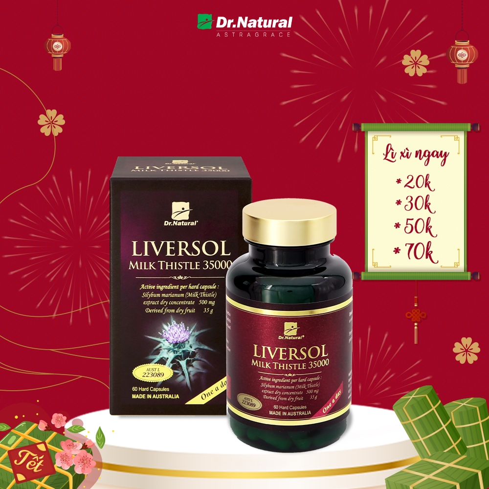 [LIXI từ 25/1 - 13/2] Viên Uống Bổ Gan Úc Dr Natural Liversol Milk ...