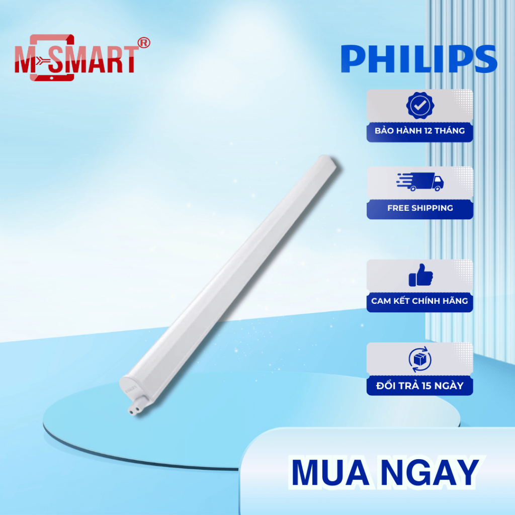 Bộ máng đèn LED BATTEN T5 PHILIPS BN058C LED5/NW L300, L600, L900, L1200 màu trung tính | Shopee ...