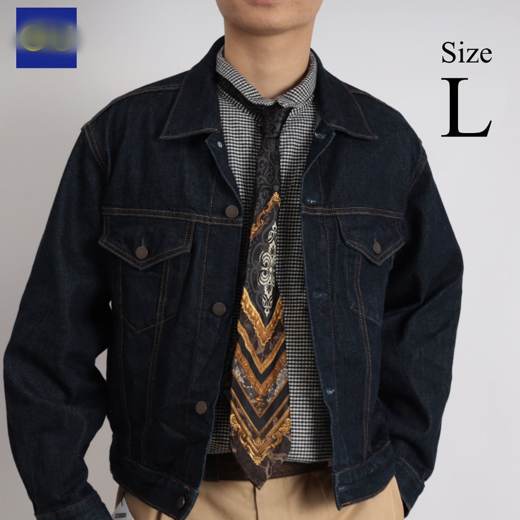 [Size L ][SS49] Áo khoác Jean GU UNII/Q/LLO Jacket - secondhand (2hand) - VINTAGEL | Shopee Việt Nam