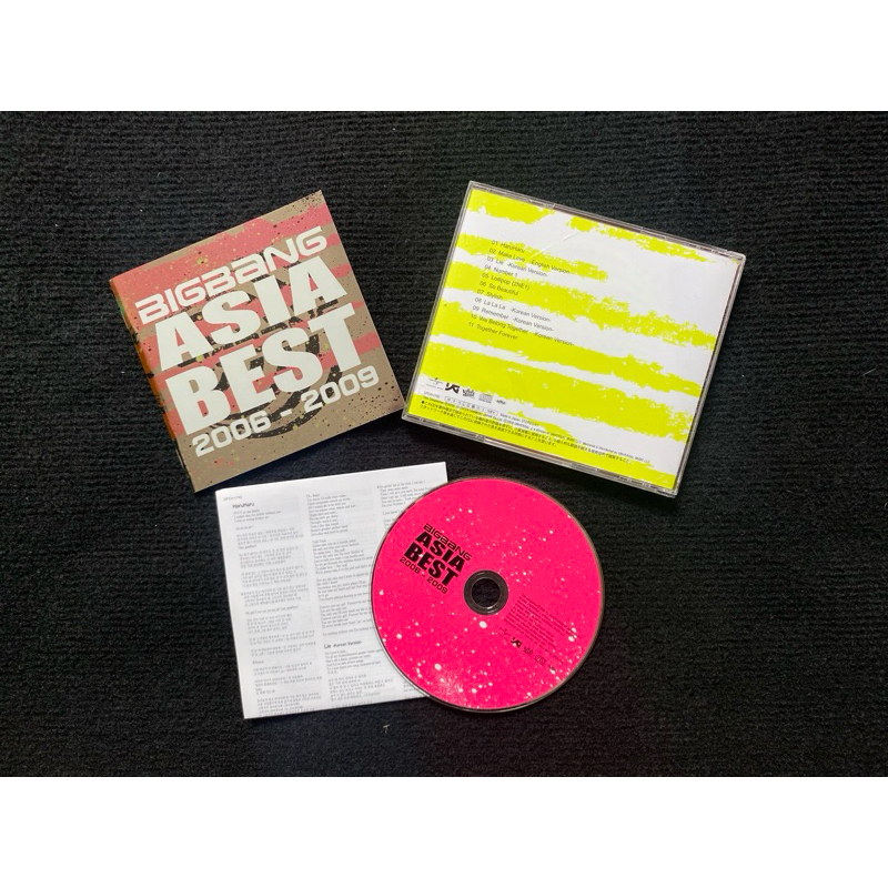 Bigbang album ver Nhật Asia Best 2006-2009 đã khui seal, gồm CD và mini booklet như hình ...