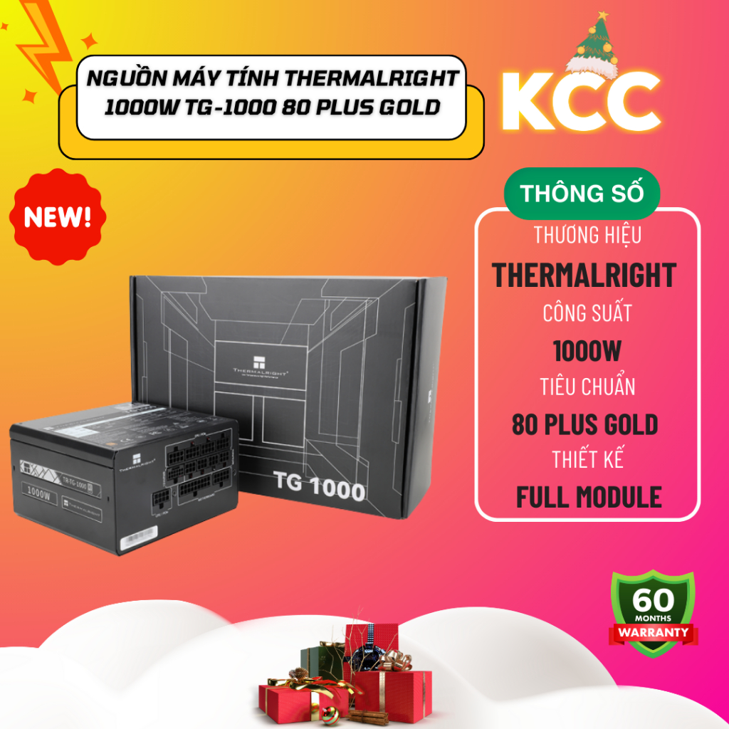 Nguồn máy tính Thermalright 1000W TG-1000 80 Plus Gold - Bảo Hành 60 Tháng | Shopee Việt Nam