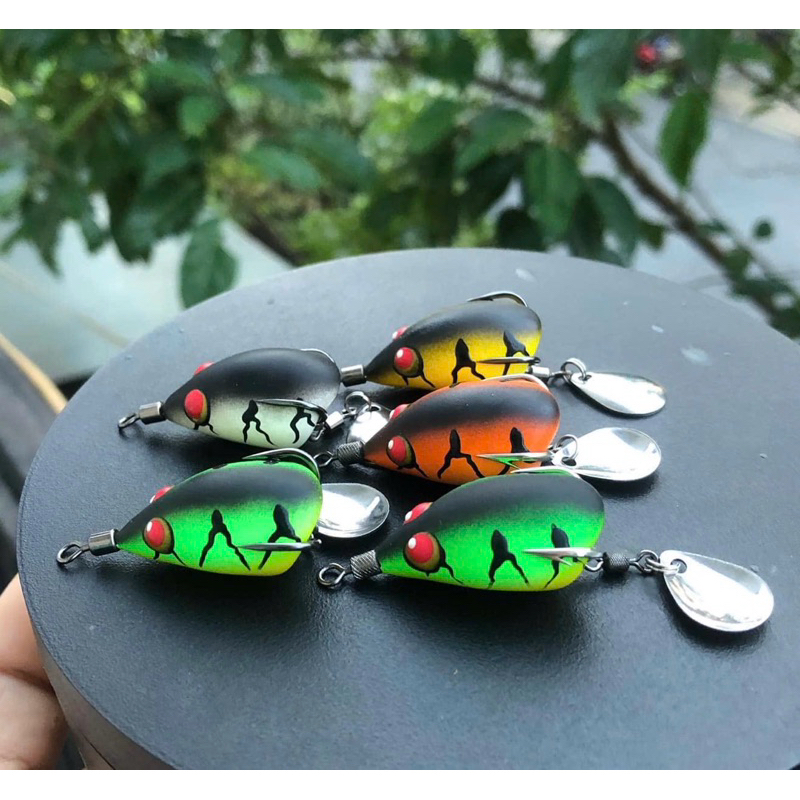 Nhái Hơi Chado H1 Thunder Mini 2.7cm 5.5g Action Nổi Lưỡi SNS Siêu Nhạy ...
