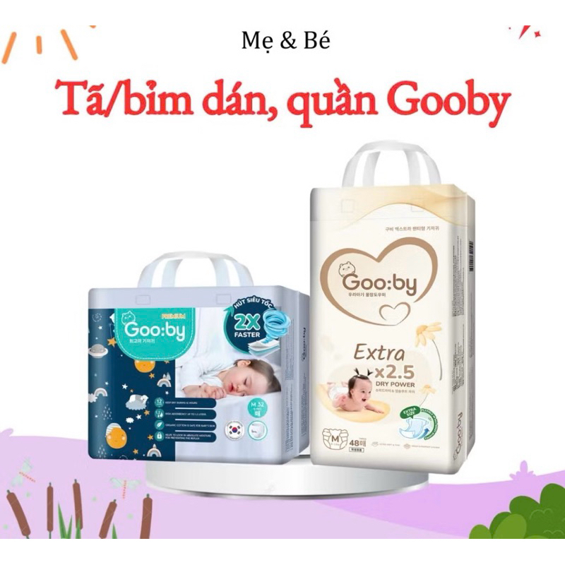 Bỉm Gooby EXTRA /Premium quần dán Hàn Quốc chống tràn hiệu quả đủ size ...
