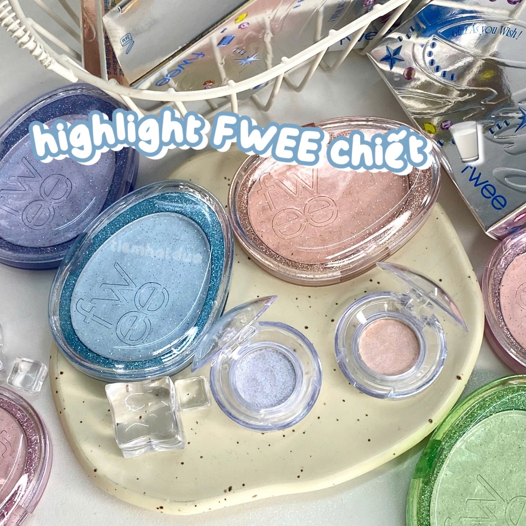 [HIGHLIGHT CHIẾT] [LƯU Ý TRỌNG LƯỢNG] Phấn bắt sáng FWEE Glitz Stone ...