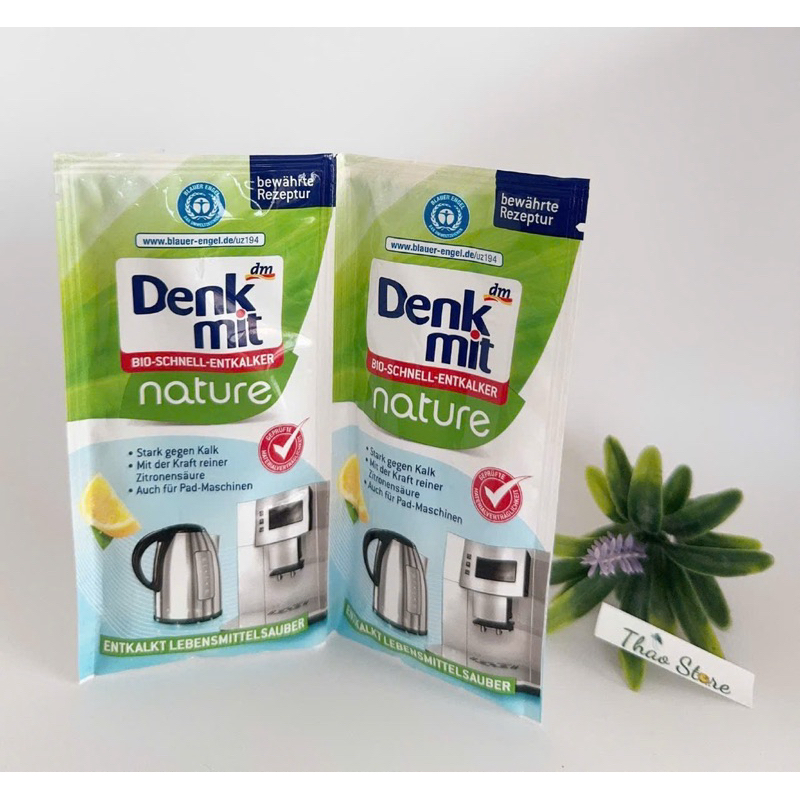 Bột tẩy cặn vôi Denkmit Schnell Entkalker, set 2 gói x 25g | Shopee ...