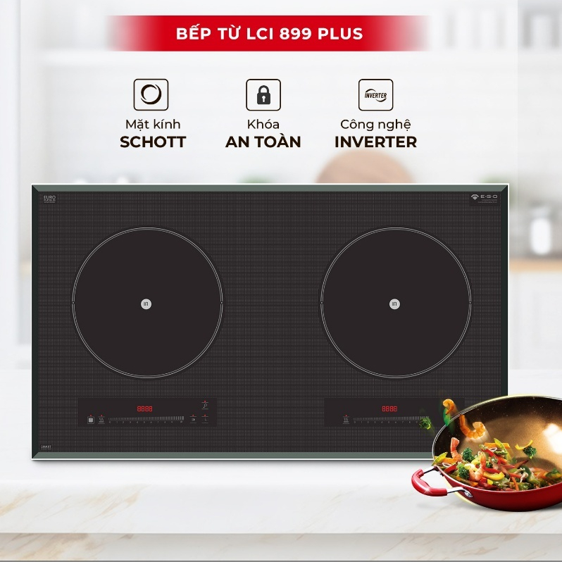 Bếp từ 2 vùng nấu Lorca LCI-899 PLUS chính hãng | Shopee Việt Nam