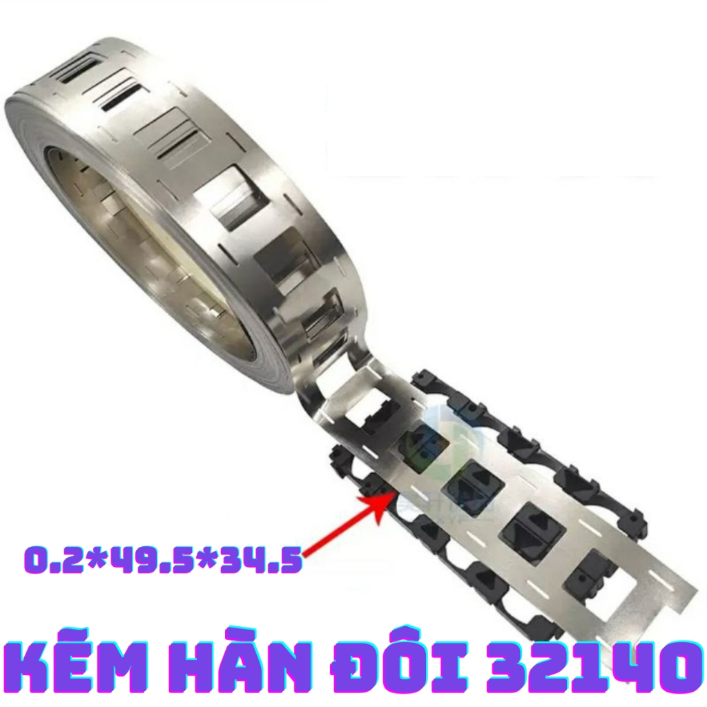 Kẽm hàn đôi cho pin 32140 33140 có sử dụng khung đỡ pin | Shopee Việt Nam