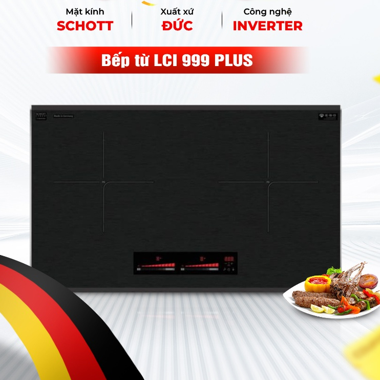 Bếp từ 2 vùng nấu Lorca LCI-999 Plus lắp âm, chính hãng | Shopee Việt Nam