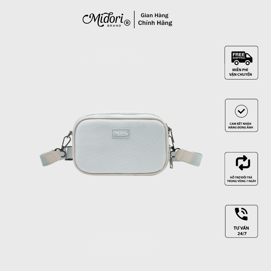 [ST.ICK.ER] Túi Xách Vega Đeo Chéo Nam Nữ Vải Polyester Đựng Điện Thoại Đi Chơi Tiệc | M Midori ...