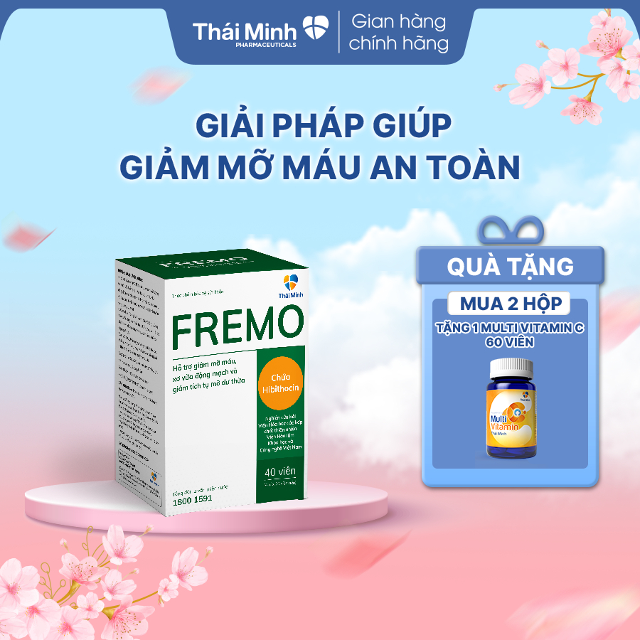 [Chính Hãng] Fremo Thái Minh – Viên uống hỗ trợ giảm mỡ máu, gan nhiễm ...