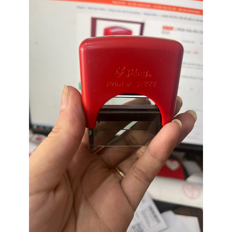 ( Nhận hỏa tốc) Dấu tên,dấu có nội dung 1-2 dòng hiệu Shiny S222 ...