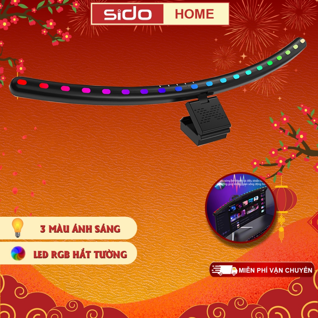 Đèn màn hình pc Sidohome SF601 đèn treo màn hình đèn máy tính 3 chế độ ...