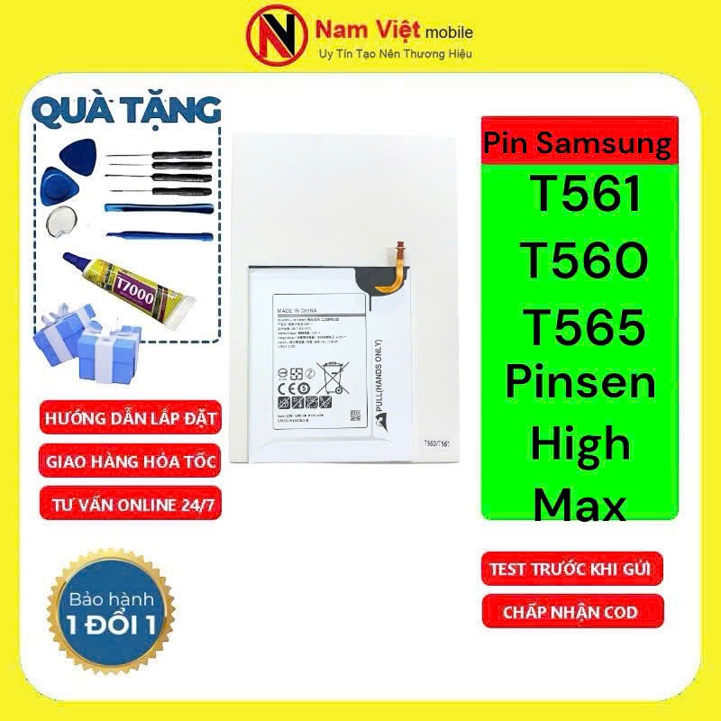 Pin Samsung T561 / T560 / T565 TAB E 9.6 (Pinsen) | Shopee Việt Nam