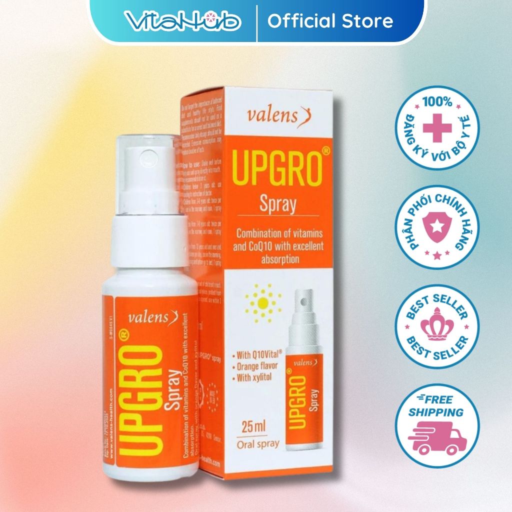 Upgro Spray Dạng Xịt - Bổ sung vitamin thiết yếu, tăng đề kháng, phát triển toàn diện cho trẻ ...