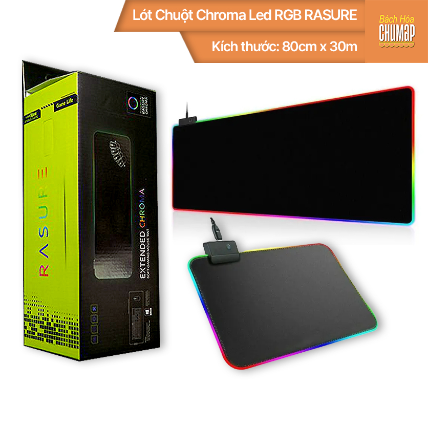 Lót Chuột Gaming Chroma Led RGB RASURE - Chính Hãng | Shopee Việt Nam