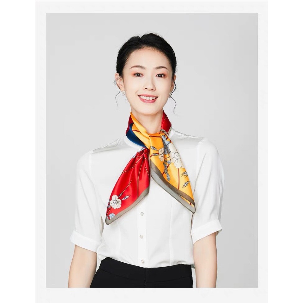 Khăn lụa vuông họa tiết sang trọng KLV-066 kích thước 70x70cm THYTHY STORE | Shopee Việt Nam