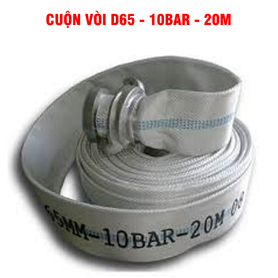 VÒI CHỮA CHÁY D65 - 10BAR - 20M, CUỘN VÒI CỨU HỎA, ỐNG, DÂY DẪN NƯỚC, BƠM NƯỚC, TƯỚI NƯƠNG DẪY ...