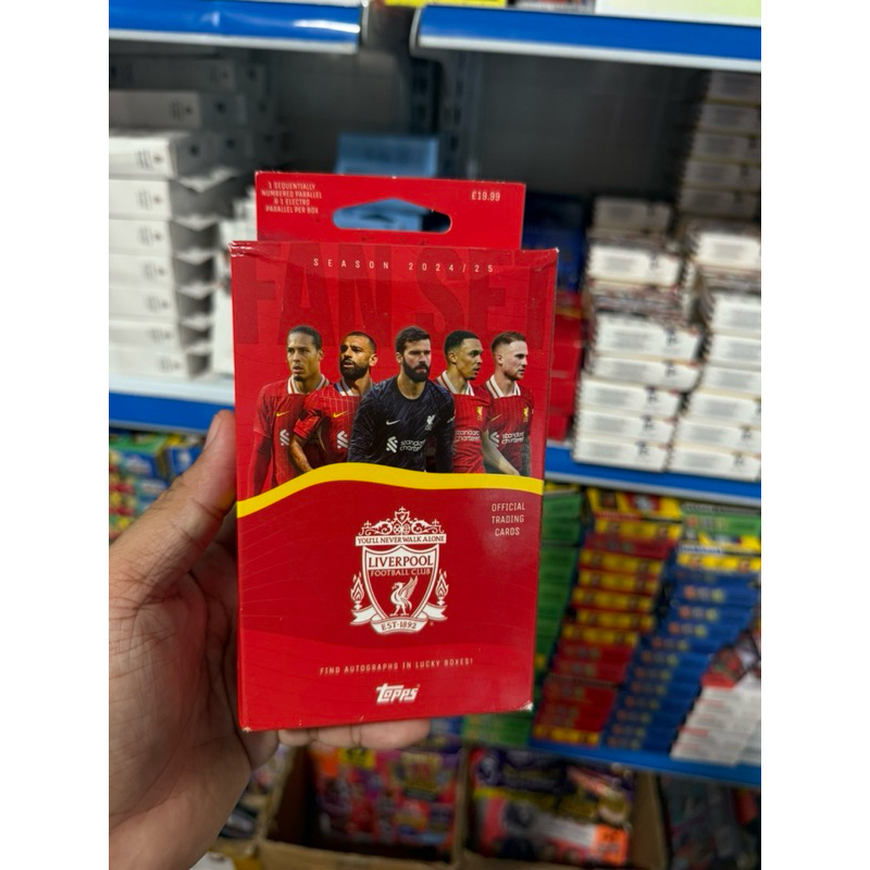 [ Liverpool Fan Set Box ] Topps FC Liverpool Fan Set Box Hộp Chứa Thẻ ...