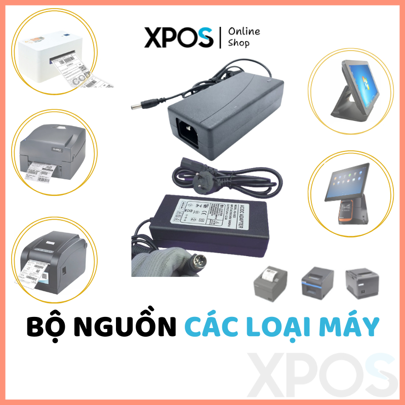 Nguồn các loại: máy in bill, in tem, dây nguồn máy OCHA SUNMI, adapter ...