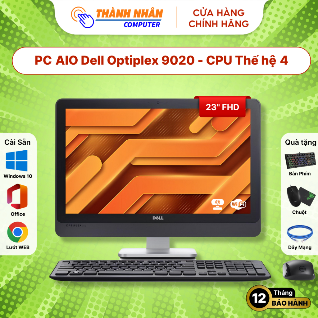 PC All In One Dell OptiPlex 9020 - Core i3/i5/i7 Thế hệ 4 (Ram 8Gb ...