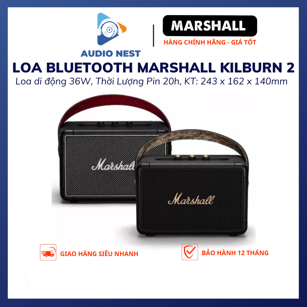 Loa MARSHALL KILBURN II (2) Chính Hãng - Bảo Hành 12 Tháng | Shopee Việt Nam