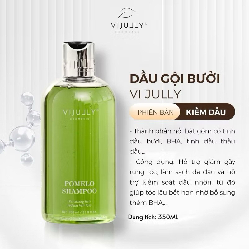 Dầu Gội Bưởi Vi Jully giảm rụng tóc kích mọc tóc và làm sạch da đầu ...