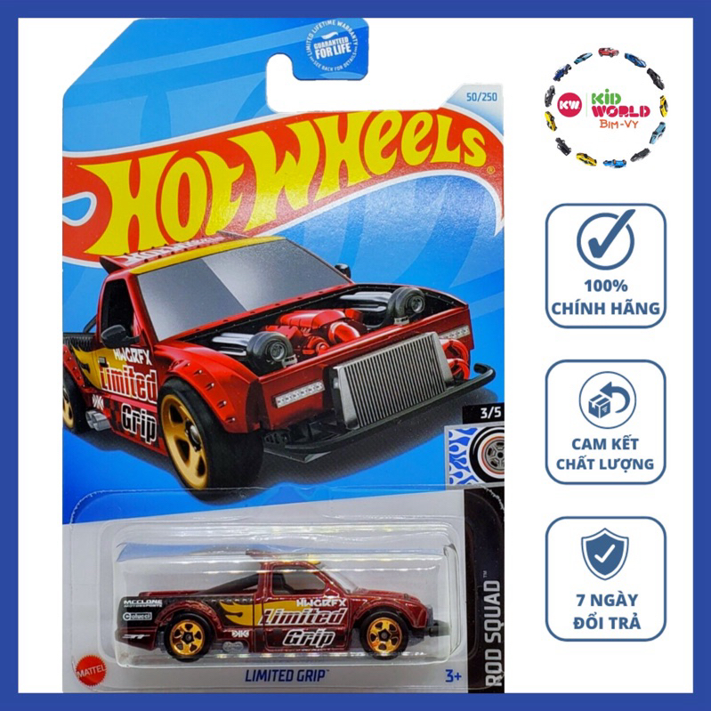 Xe mô hình Hot Wheels basic Limited Grip HTC62. | Shopee Việt Nam