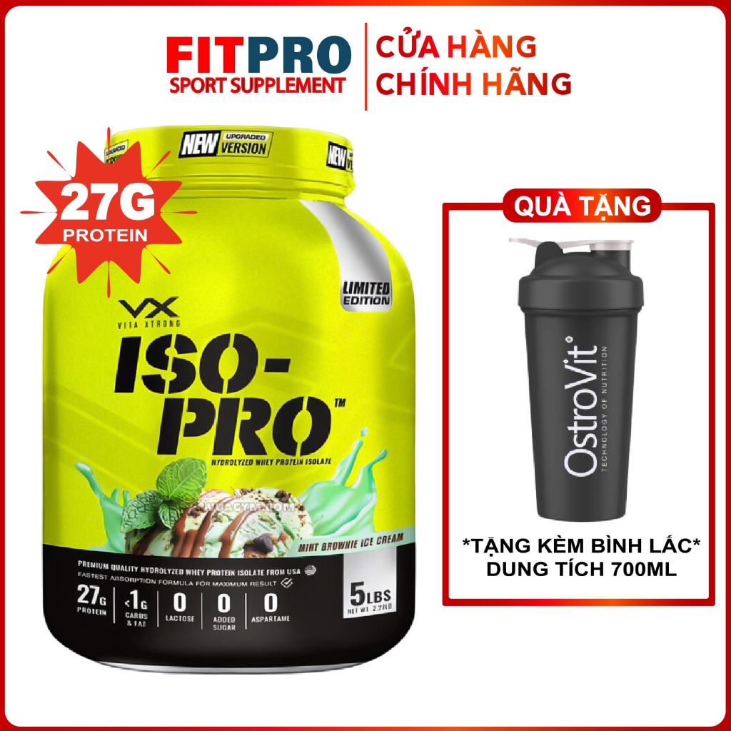 VITAXTRONG WHEY ISO PRO (5LBS), Whey Protein 100% Hydrolyzed SIÊU TINH ...