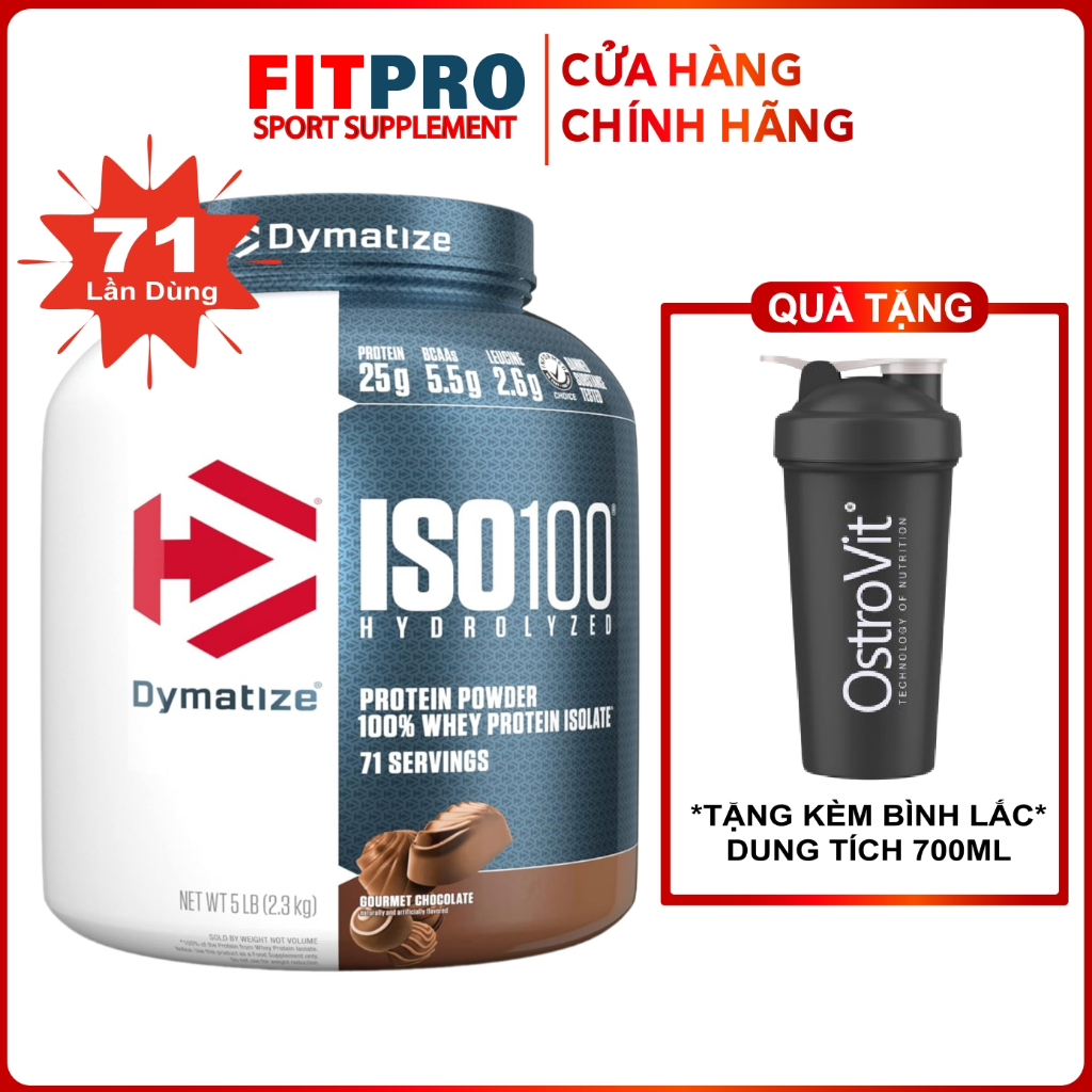 Dymatize ISO100 HYDROLYZED 5LBS (76 Lần Dùng) | Bổ Sung Whey Protein ...